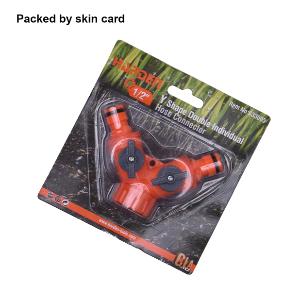 1/2″ Y SHAPE DOUBLE INDIVIDUAL HOSE CONNECTOR - Damam Hardware