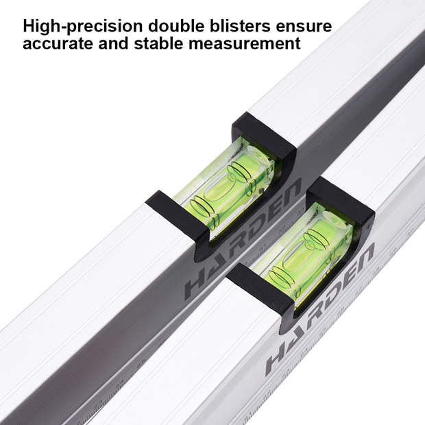 ALUMINIUM THREE VIALS LEVEL 1200MM - Damam Hardware