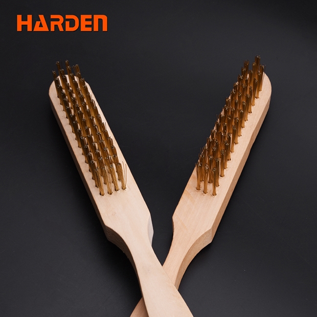 Stainless Steel Brush with Wood Handle: Durable and Efficient