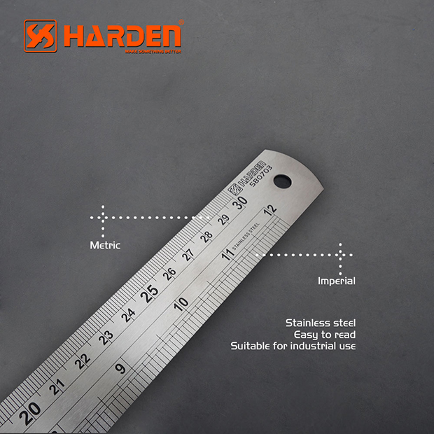 STAINLESS STEEL RULER 2000MM - Damam Hardware