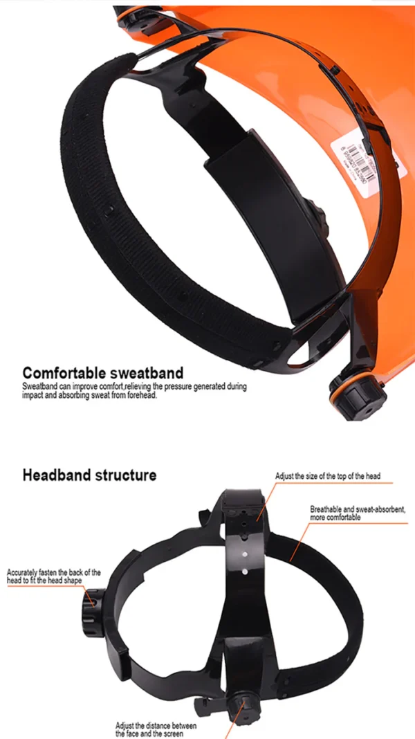 275mm Face Shield | Adjustable Anti-Impact Protection - Damam Hardware