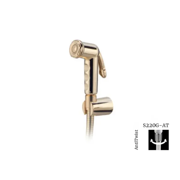 Gold Shattaf Kit 5-Year Italian Luxury - Damam Hardware